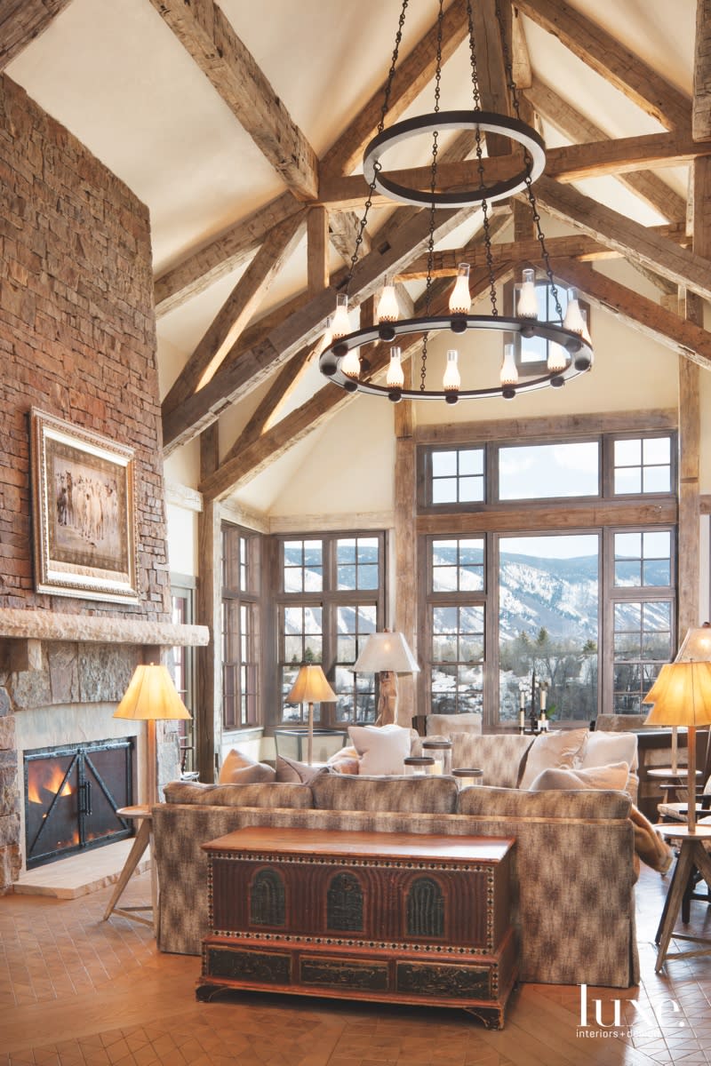 Aspen History Provides Inspo For A Family Abode | Luxe Interiors + Design