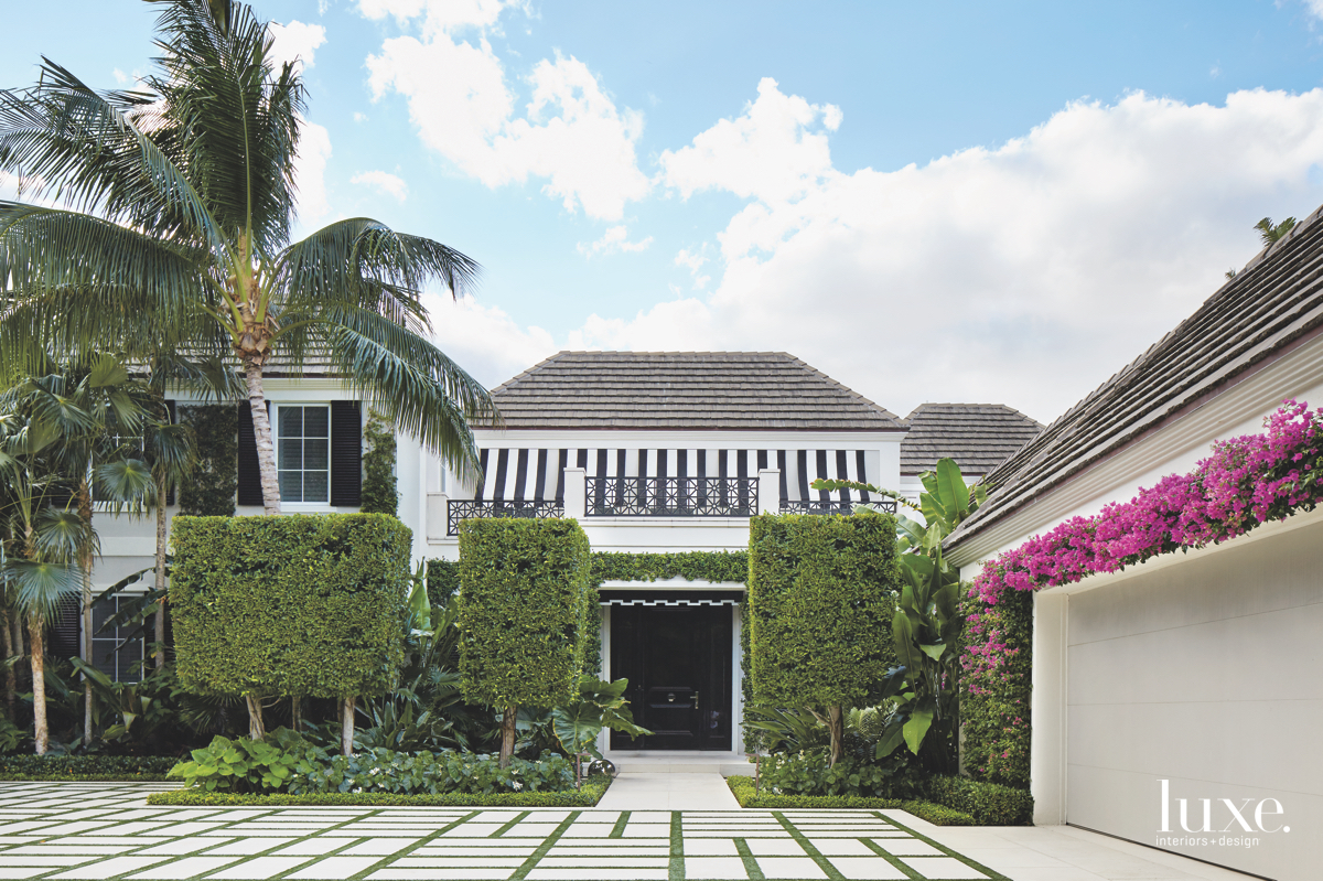 When Old Palm Beach Meets Hollywood Glam | Luxe Interiors + Design
