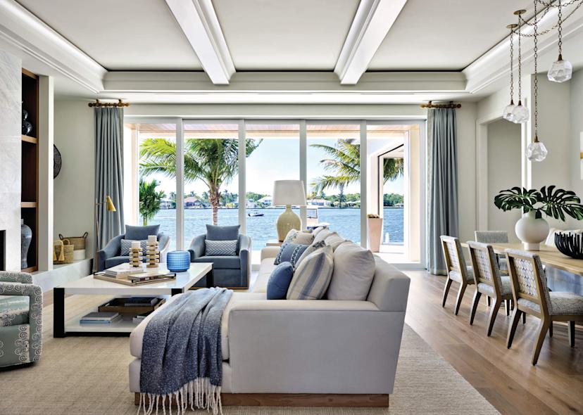 Coastal Design Takes A Contemporary Spin In This Florida Home | Luxe ...