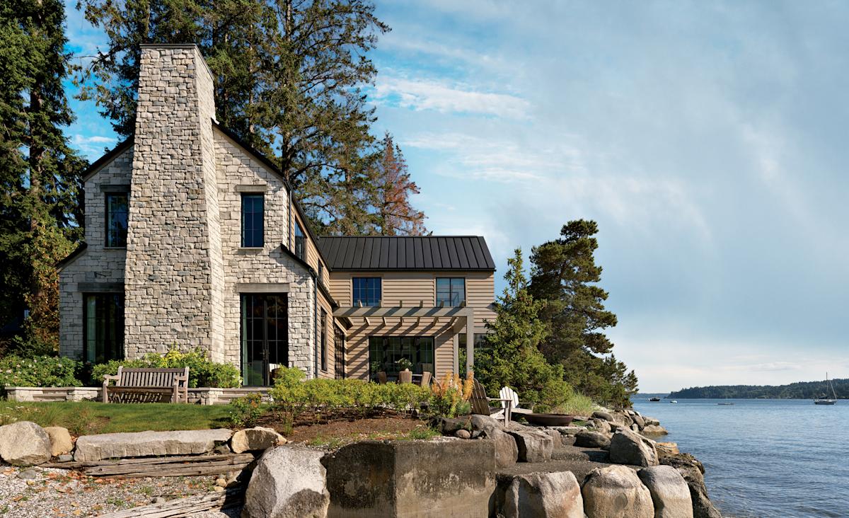 The Rugged Beauty Of Bainbridge Island Inspires This Abode | Luxe ...