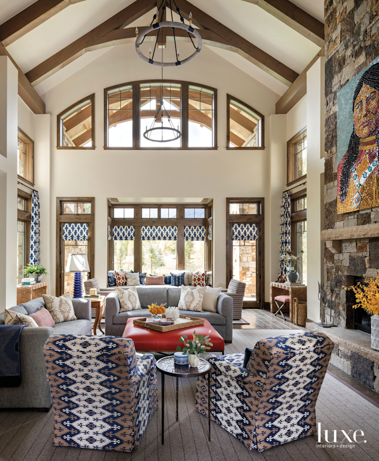 A Colorado Home Puts A Vivid Spin On Western Style | Luxe Interiors + Design