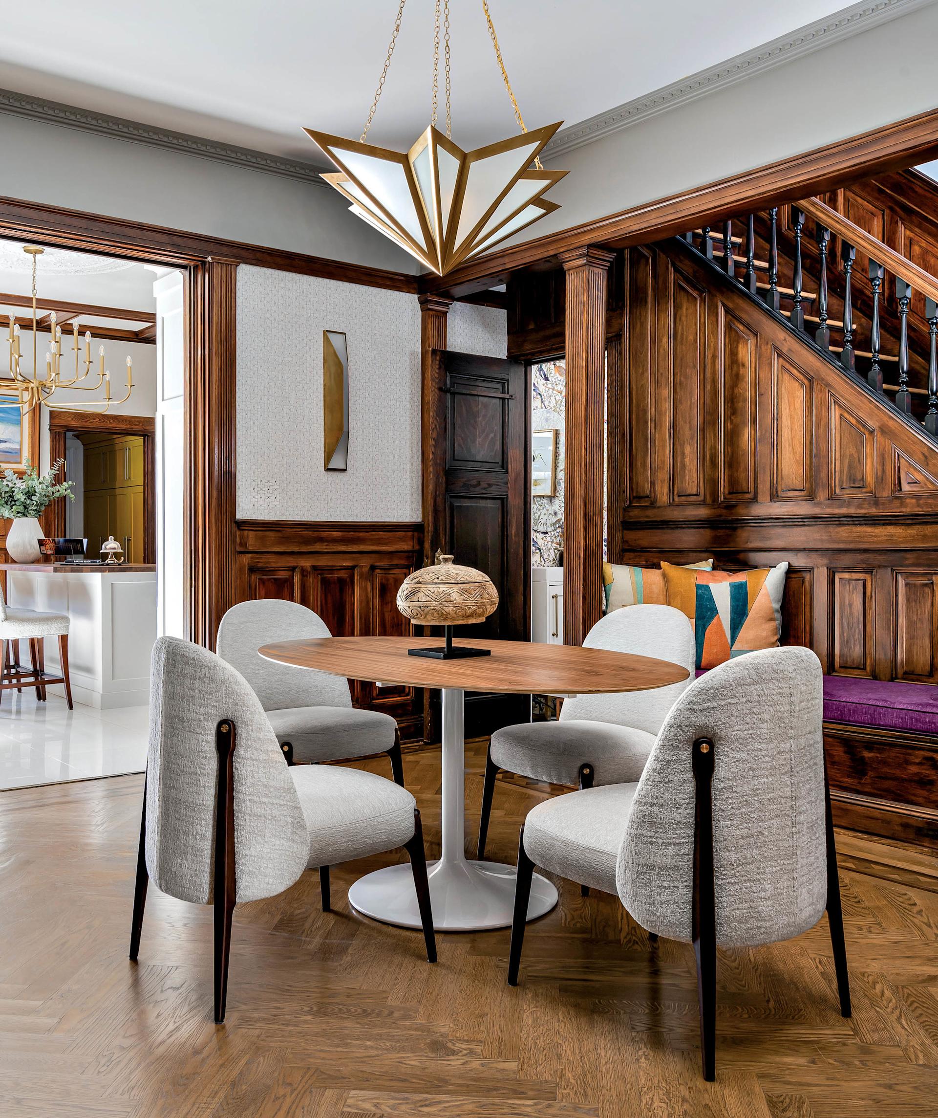 Pops Of Color Enliven A 1901 Brooklyn Town House | LUXE Interiors + Design