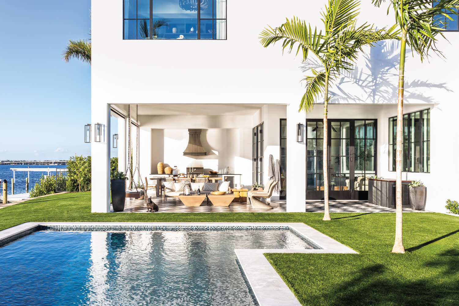 Rustic-Modern Euro Style Meets The Emerald Isle In This Naples Home ...