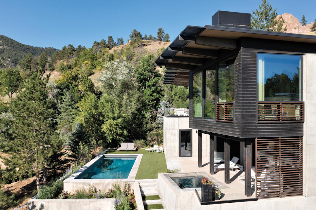 An Ultramodern Boulder Home With Ultra-Dramatic Views | Luxe Interiors ...