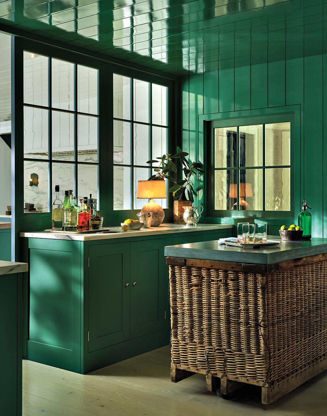 Green Steals The Show In A Connecticut Home For Jeffrey Alan Marks ...