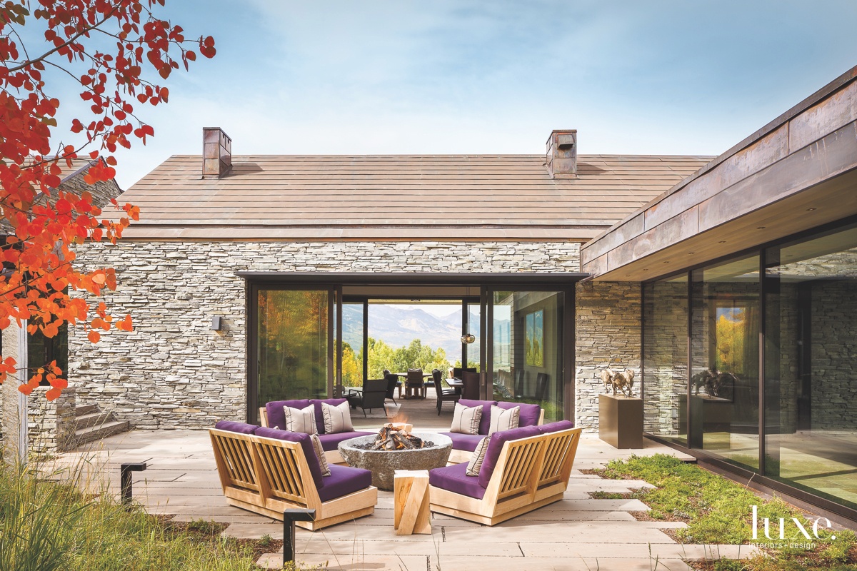 A Modernist Aspen Home Pays Tribute To Its Terrain | LUXE Interiors ...