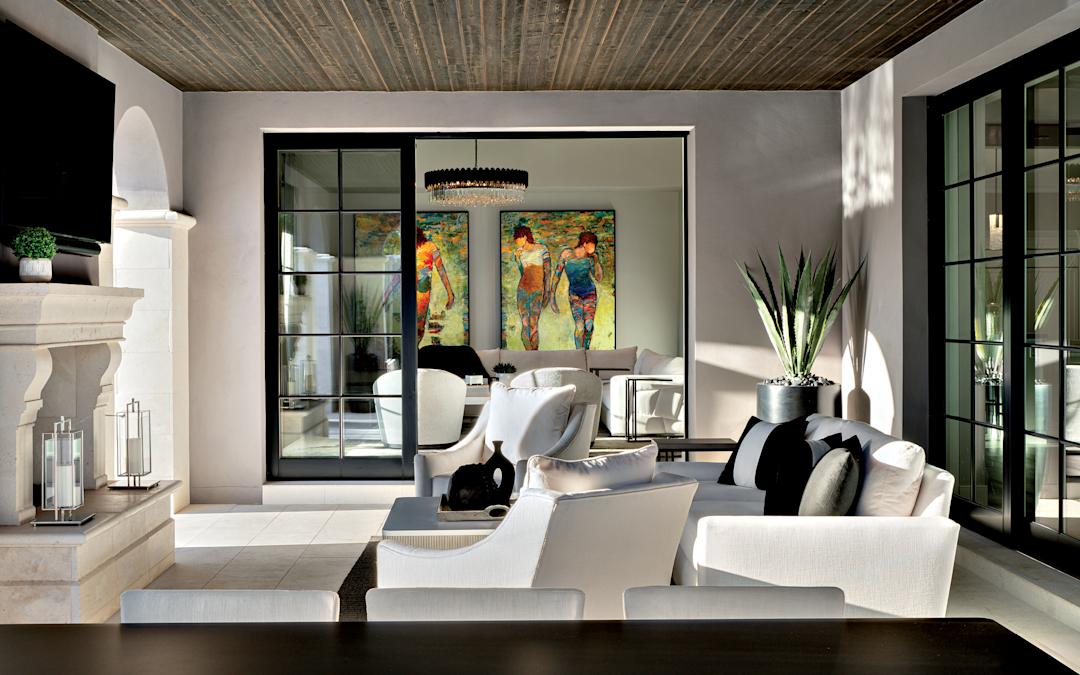 Bold Art Takes Center Stage In This Contemporary Arizona Home | Luxe ...