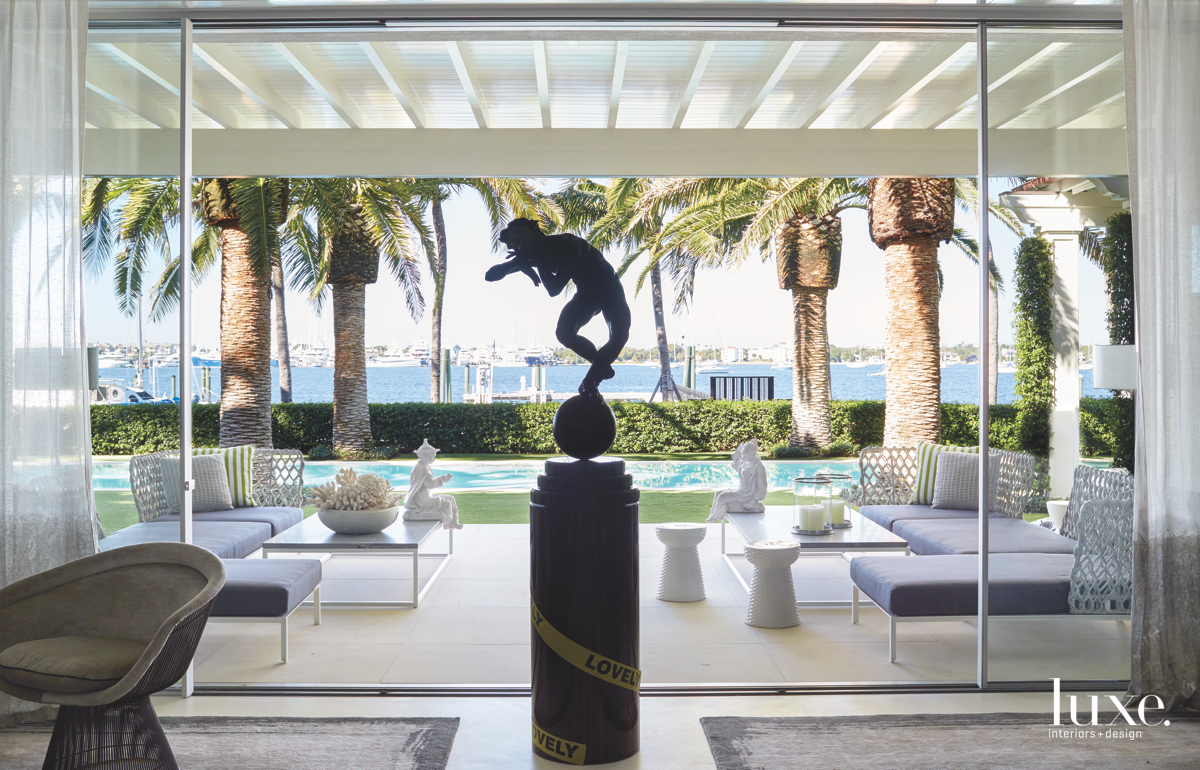 When Old Palm Beach Meets Hollywood Glam | Luxe Interiors + Design