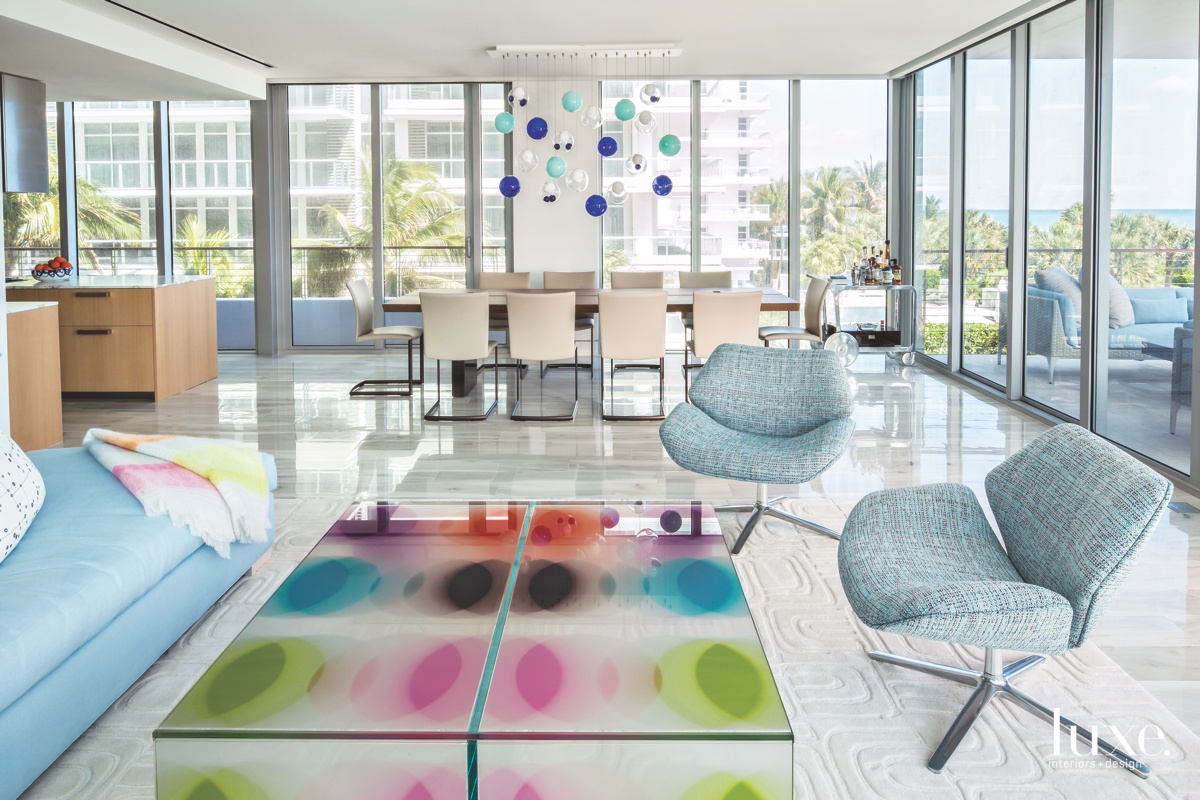 A Miami Beach Home Is All About The Preppy Vibes | LUXE Interiors + Design