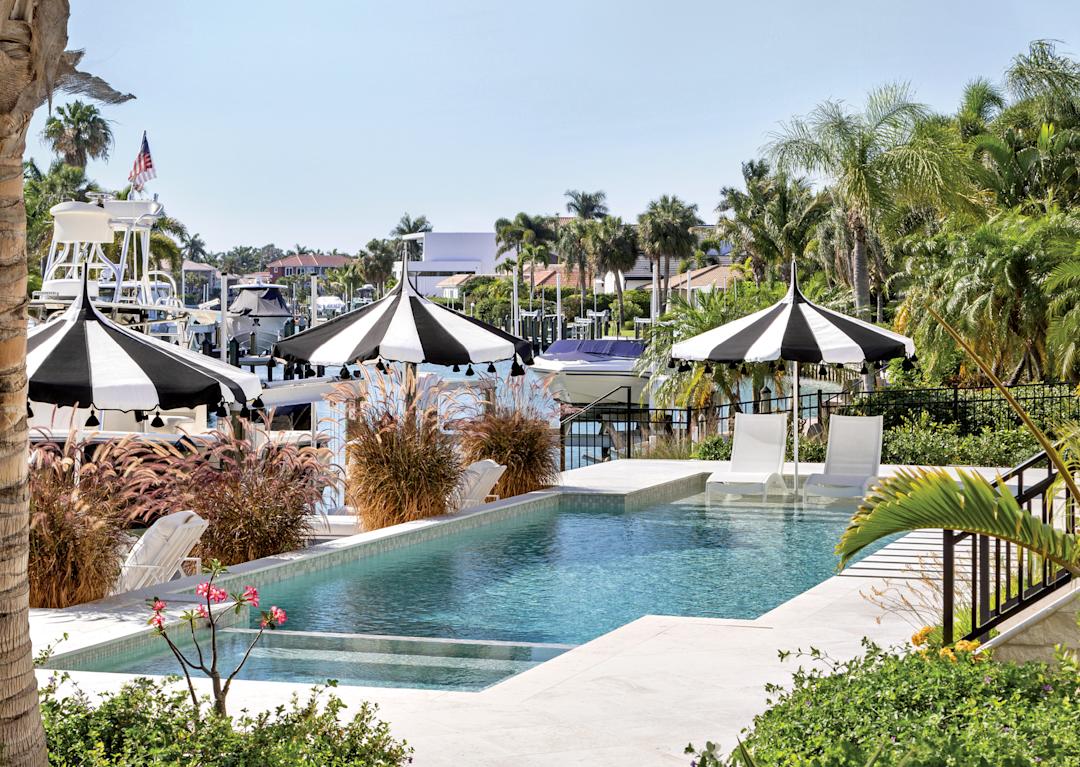 This Modern Sarasota Home Boldly Colors Outside The Lines | Luxe ...