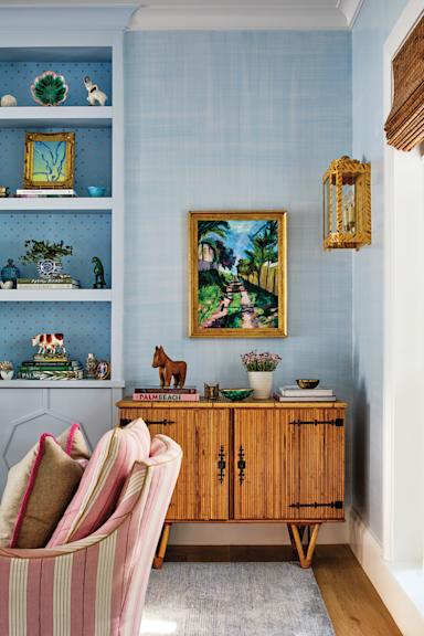 This Florida Beach House Mixes Colors + Eras | Luxe Interiors + Design