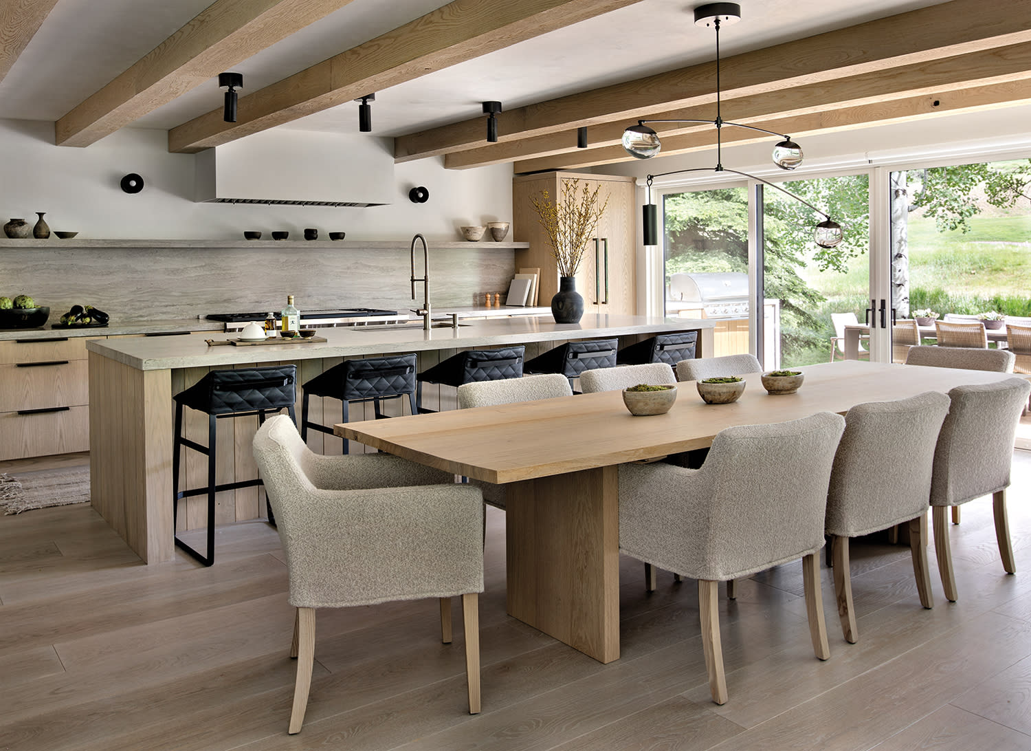 Inside A Cozy, European-Inspired Colorado Getaway | LUXE Interiors + Design