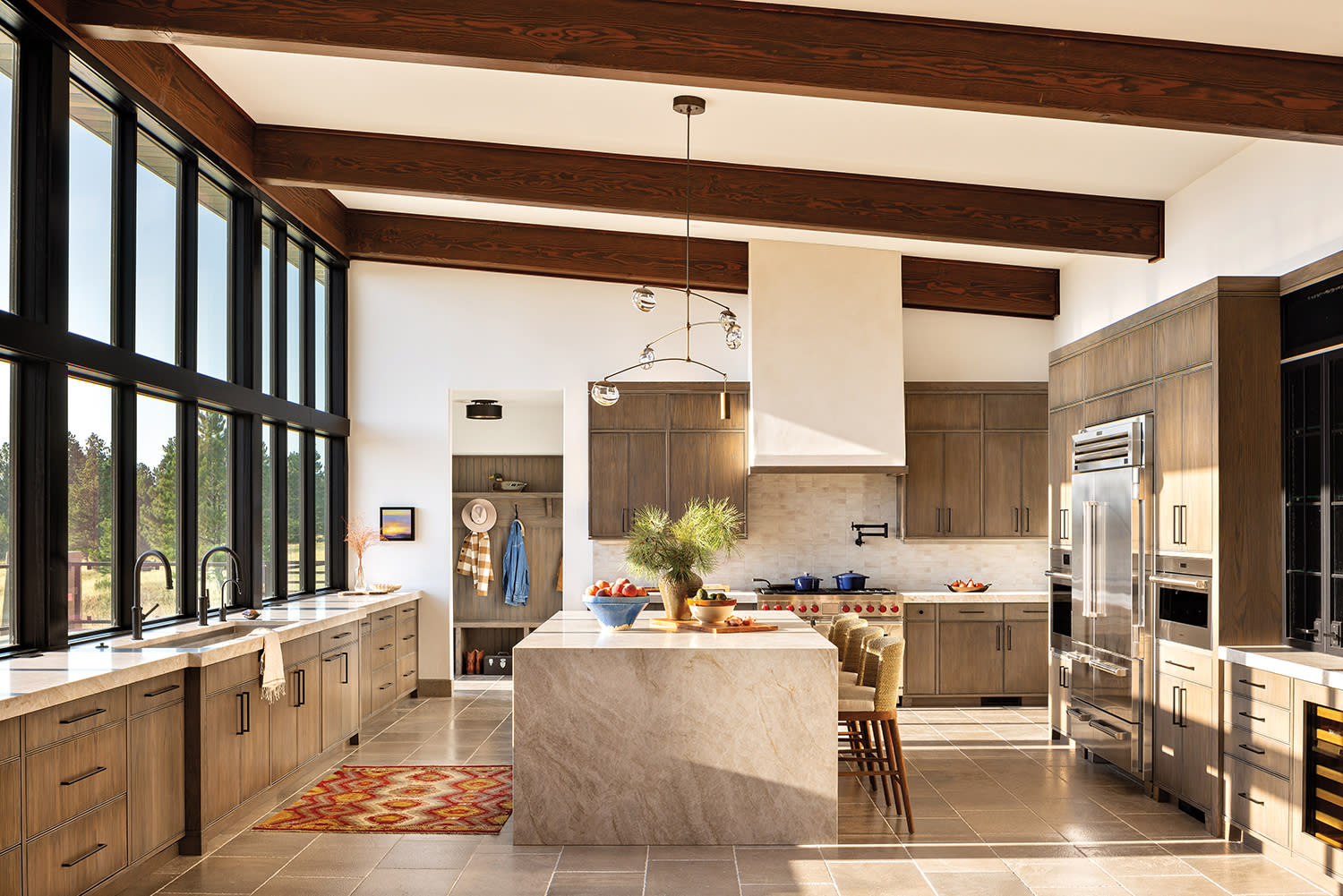 This Modern Wyoming Ranch House Pays Homage To Its Landscape | LUXE ...