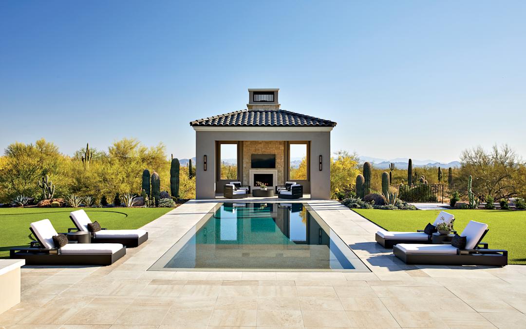 This Arizona Home Fuses Mediterranean Vibes + Modern Glamour | Luxe ...