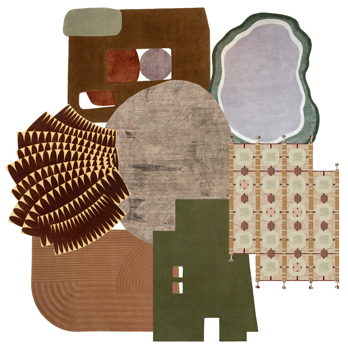7 Irregular-Shaped Rugs To Add A Dose Of Whimsy | LUXE Interiors + Design