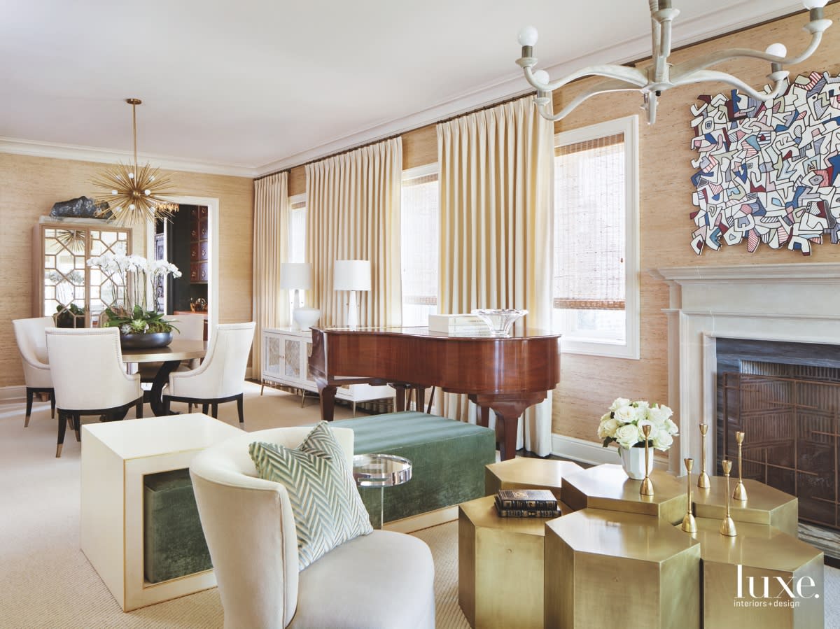 A Chicago Townhome Gets The London Treatment | Luxe Interiors + Design