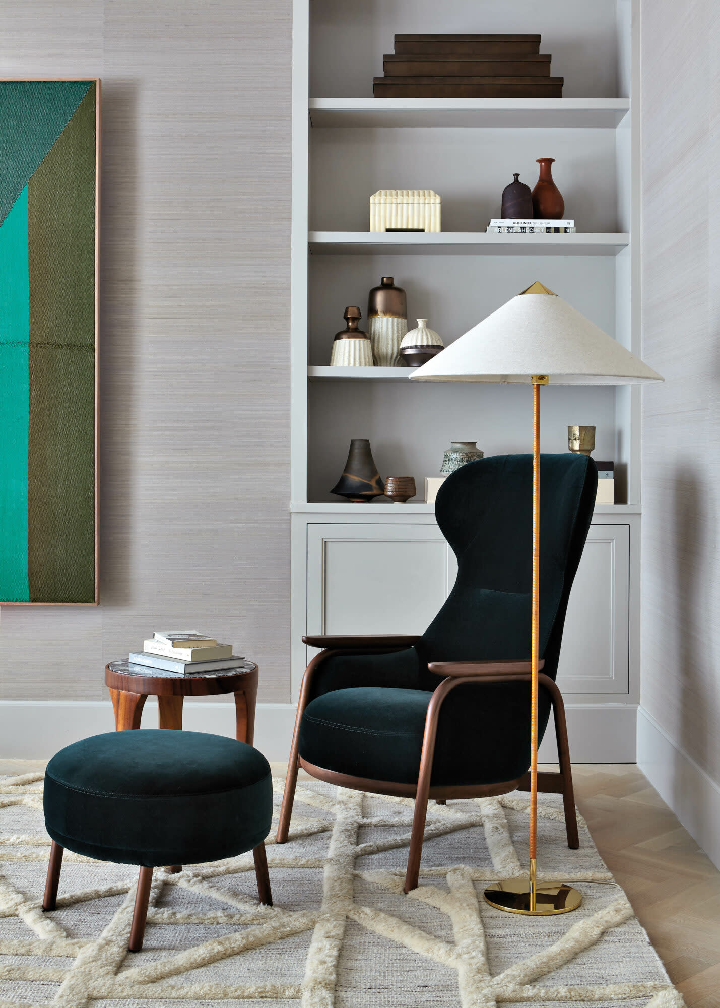 Vibrant Jewel Tones Enrich This Parisian-Chic Condo In Manhattan | Luxe ...