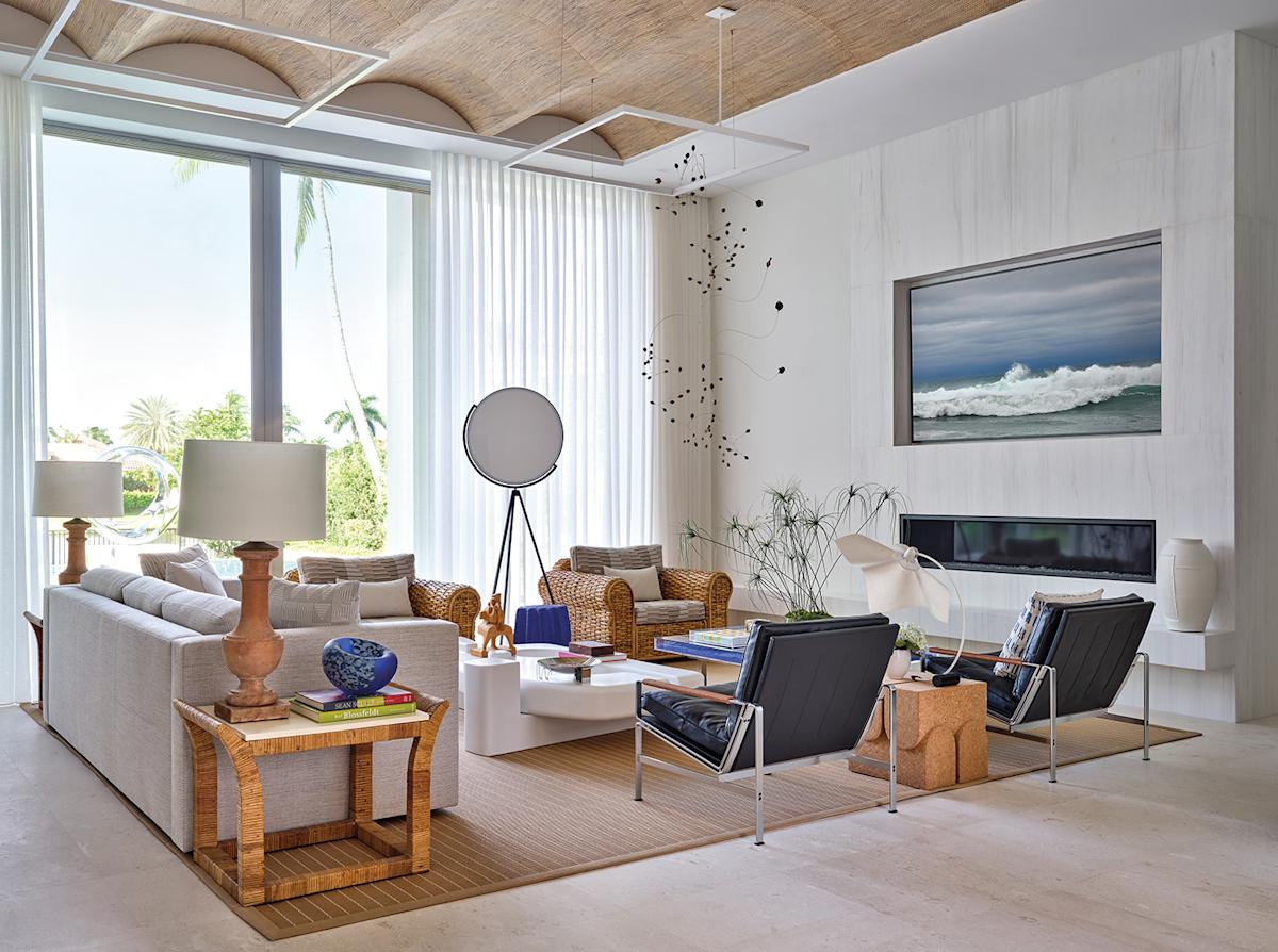 How A Boca Raton Home Blends Playful Colors + Curated Pieces | LUXE ...