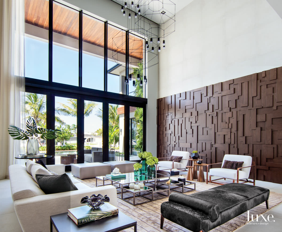 A Contemporary Residence Marries Contrasting Elements | Luxe Interiors ...