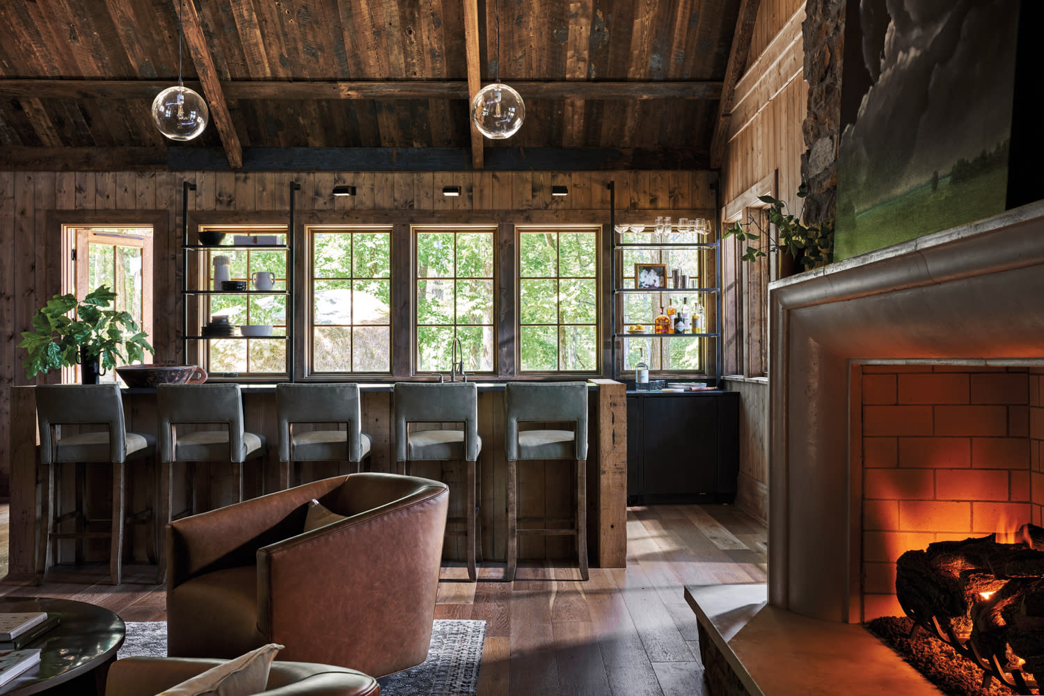 Rocky Landscapes Inspire The Look Of This Georgia Lake Retreat | Luxe ...