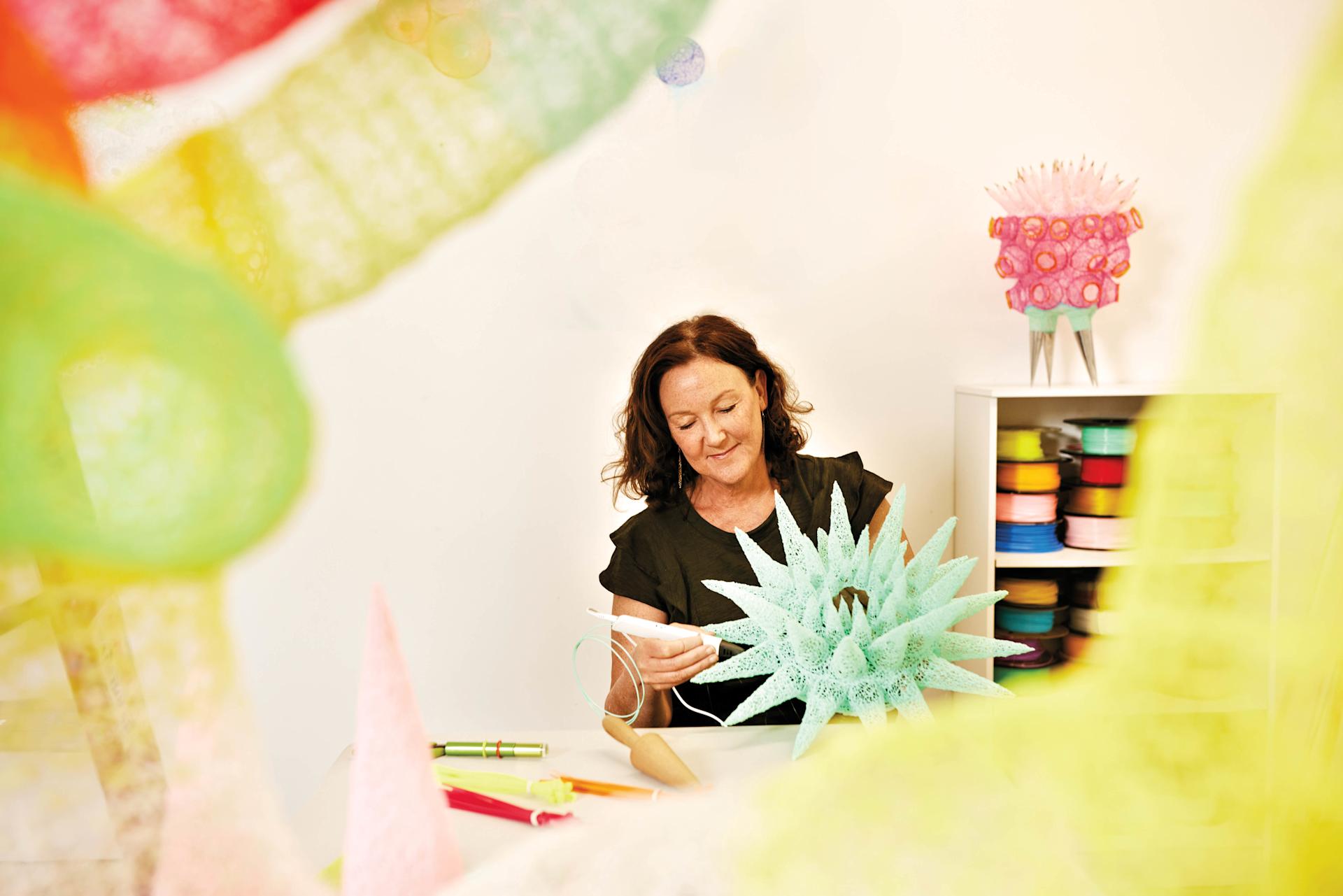 See Denver Artist Jodi Stuart's Prismatic Woven Sculptures | Luxe ...