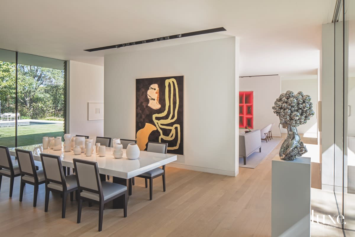 A Dallas Couple’s Art Collection Takes Center Stage | Luxe Interiors ...