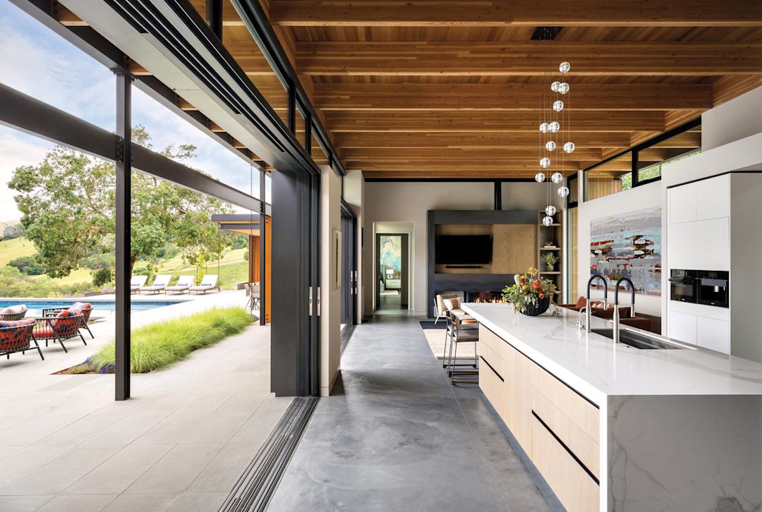 How This Bucolic Wine Country Home Evokes The Feeling Of Flying | Luxe ...