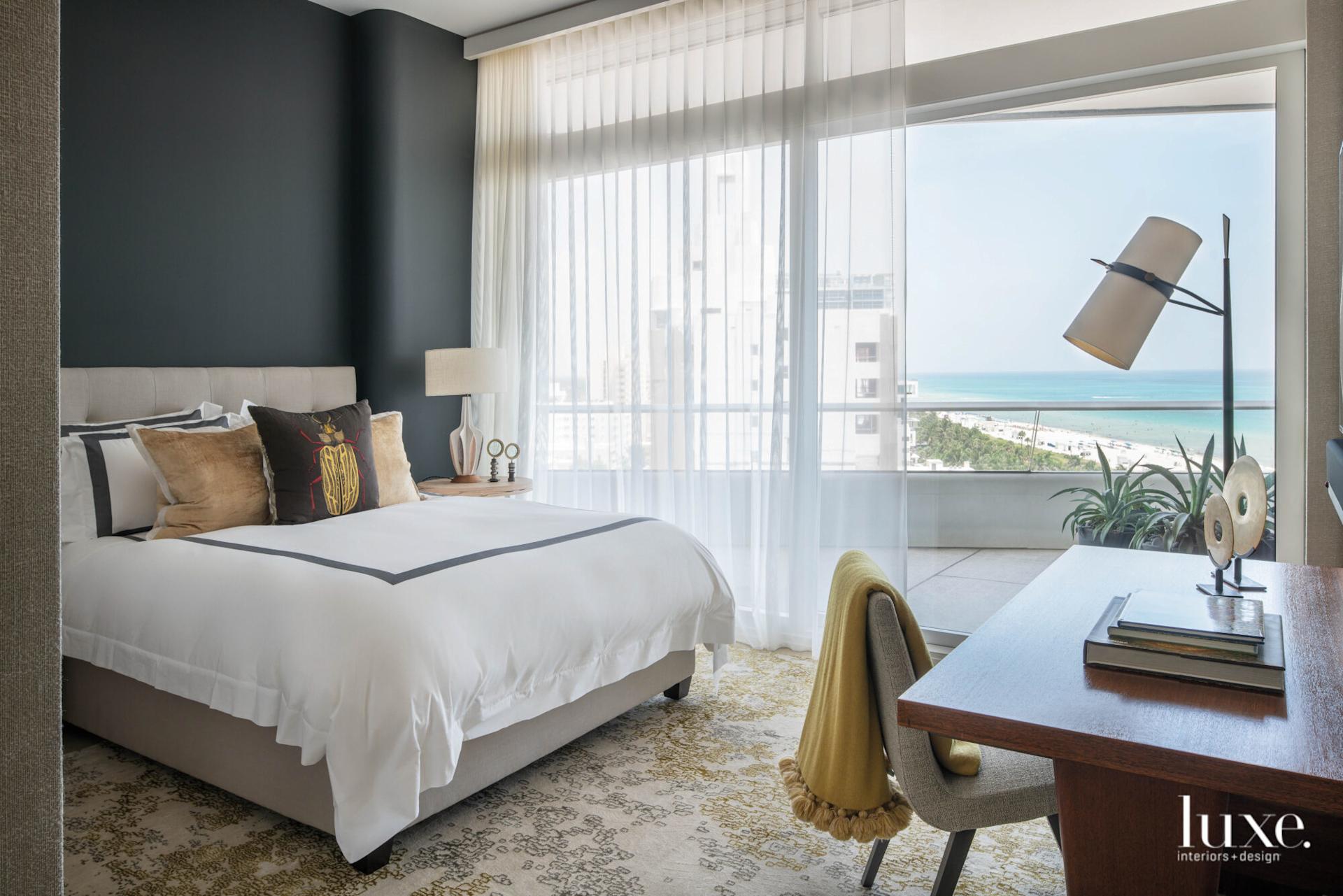 A Miami Beach Condo Balances Bold Interiors With Warm Tones | Luxe ...