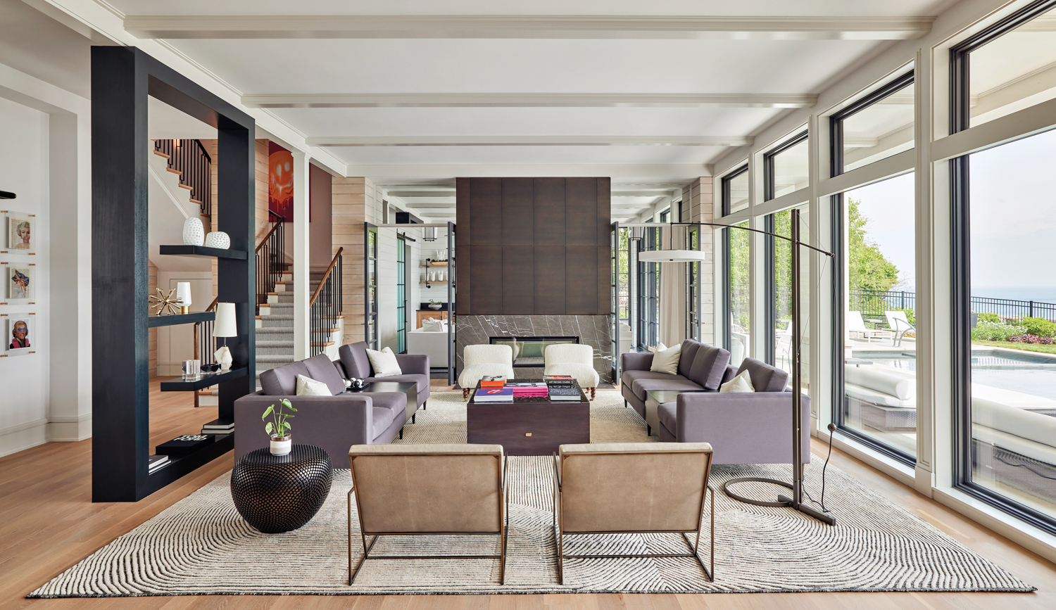 Family Is At The Heart Of This Contemporary Lake Michigan Home | Luxe ...