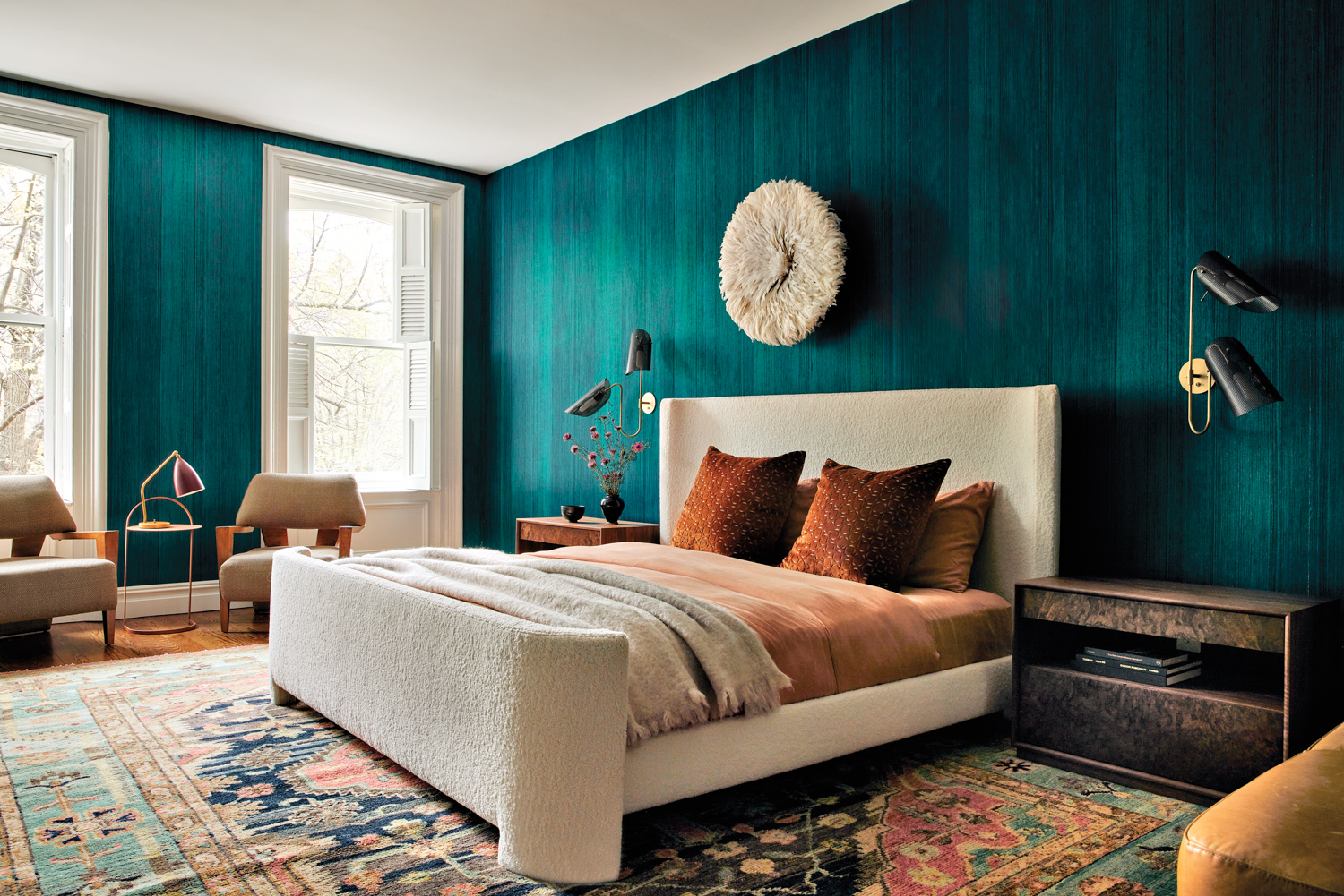 Tour A Historic Brooklyn Brownstone With Playful ‘70s Hues | Luxe ...