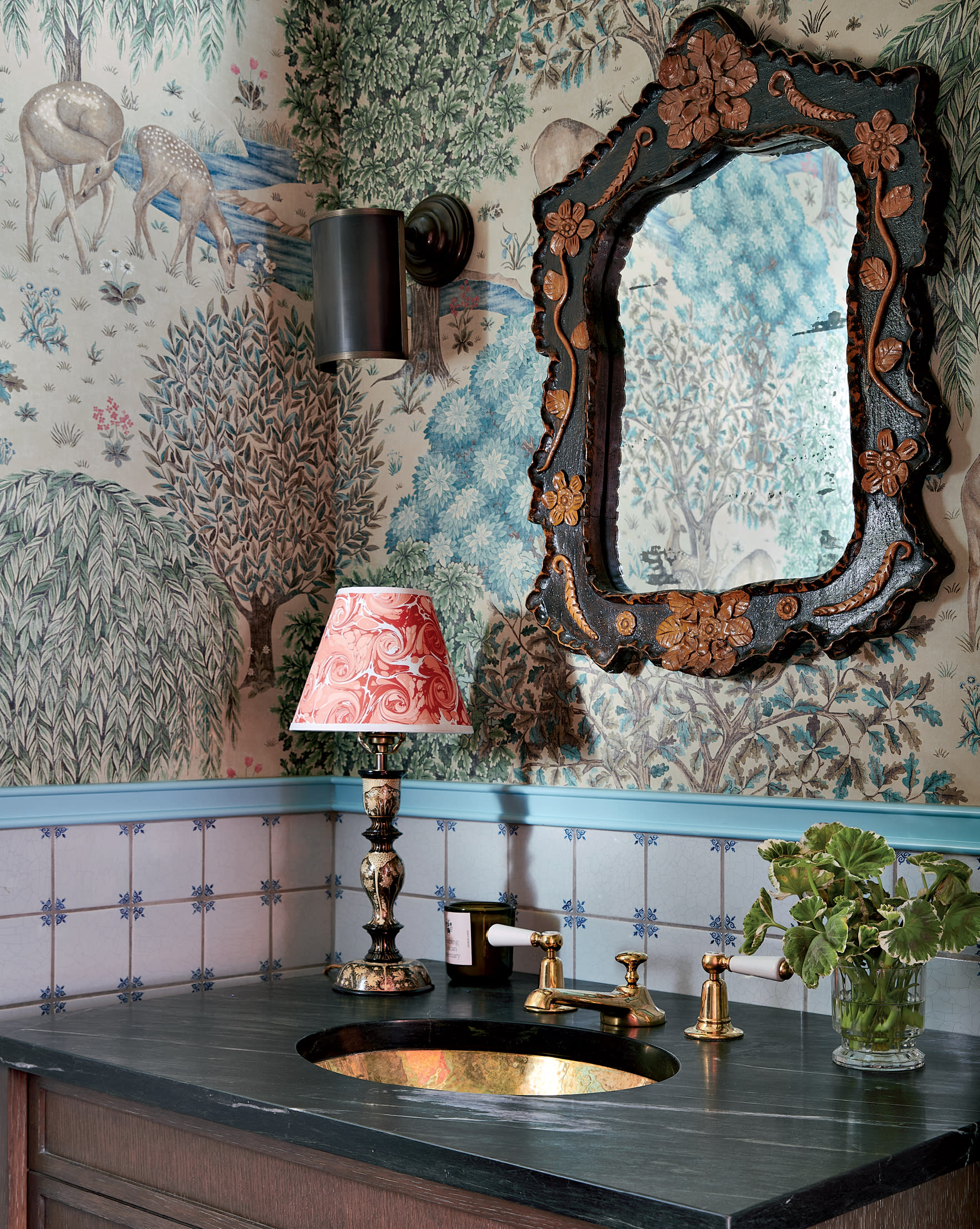 Mark Sikes Is Here To Help With Your Powder Room Makeover | Luxe ...