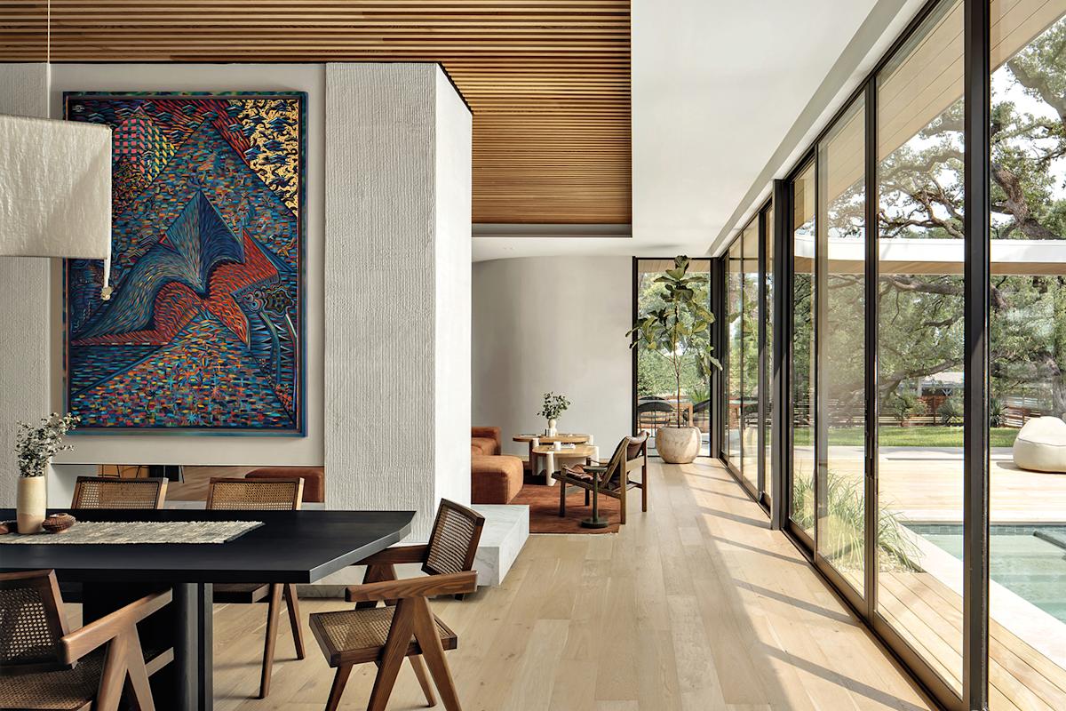 Escape To An Inviting Austin Home Nestled Among The Trees | Luxe ...