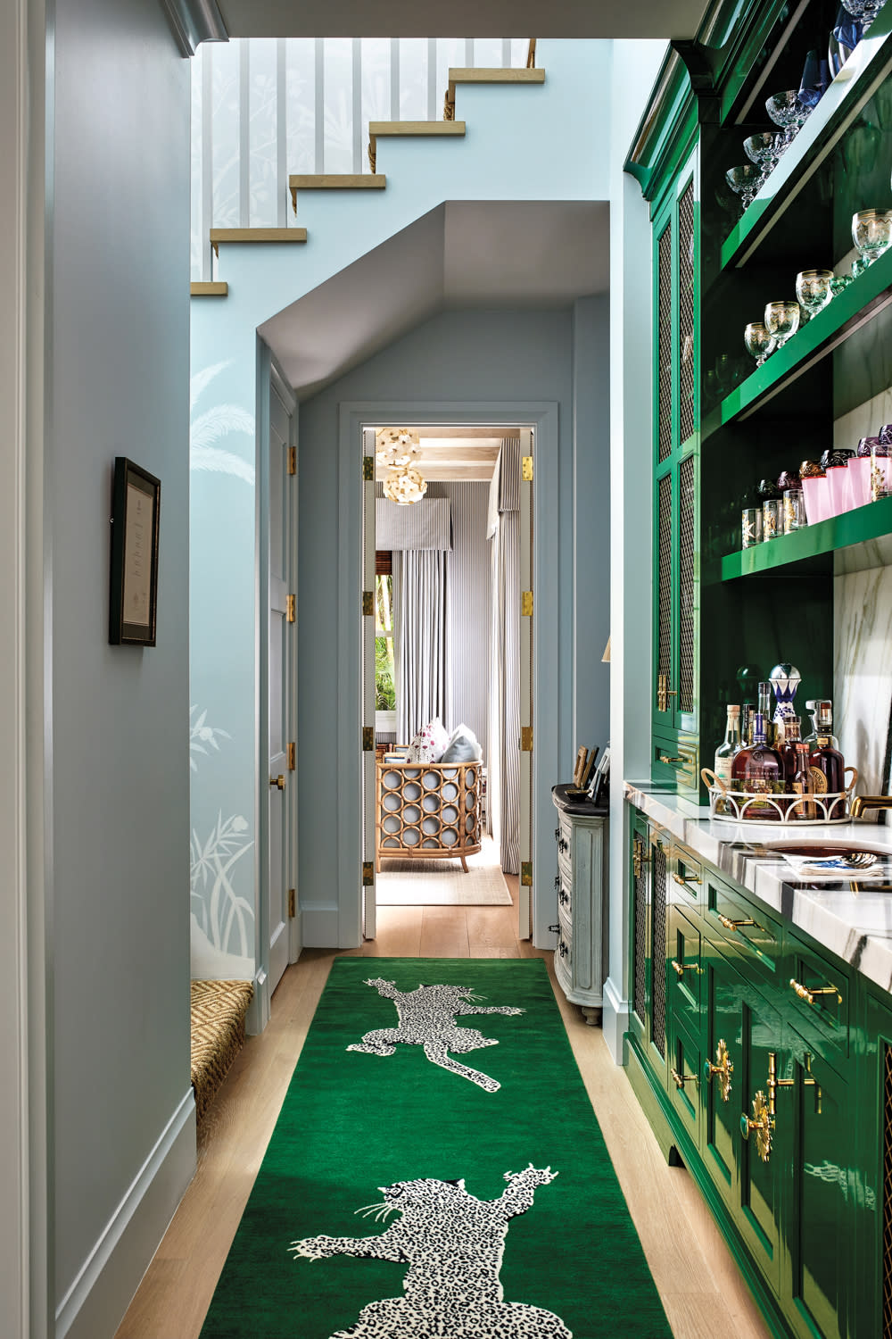 This Florida Beach House Mixes Colors + Eras | Luxe Interiors + Design