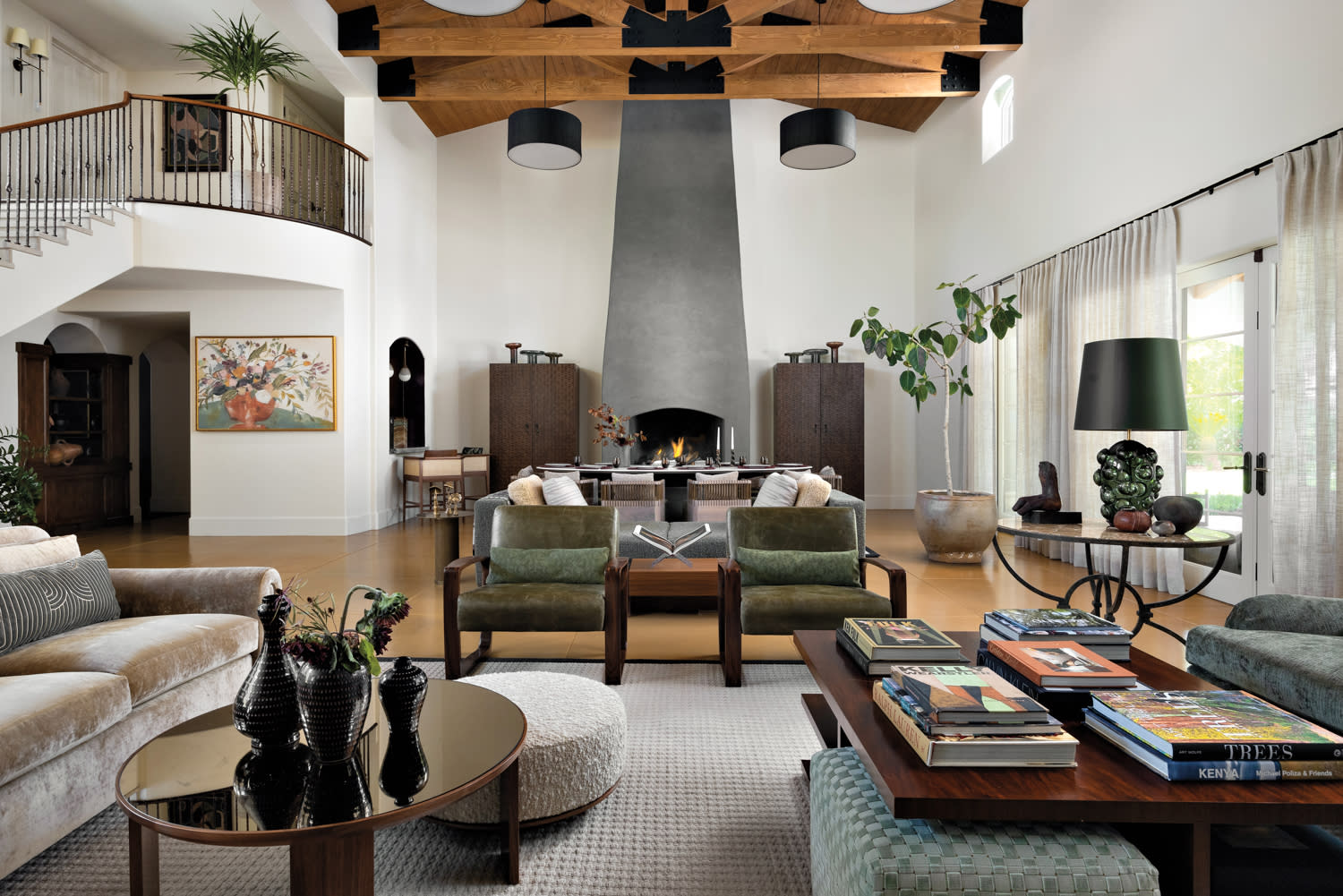 Color + Pattern Enliven This Classic Santa Barbara-Style Home | Luxe ...