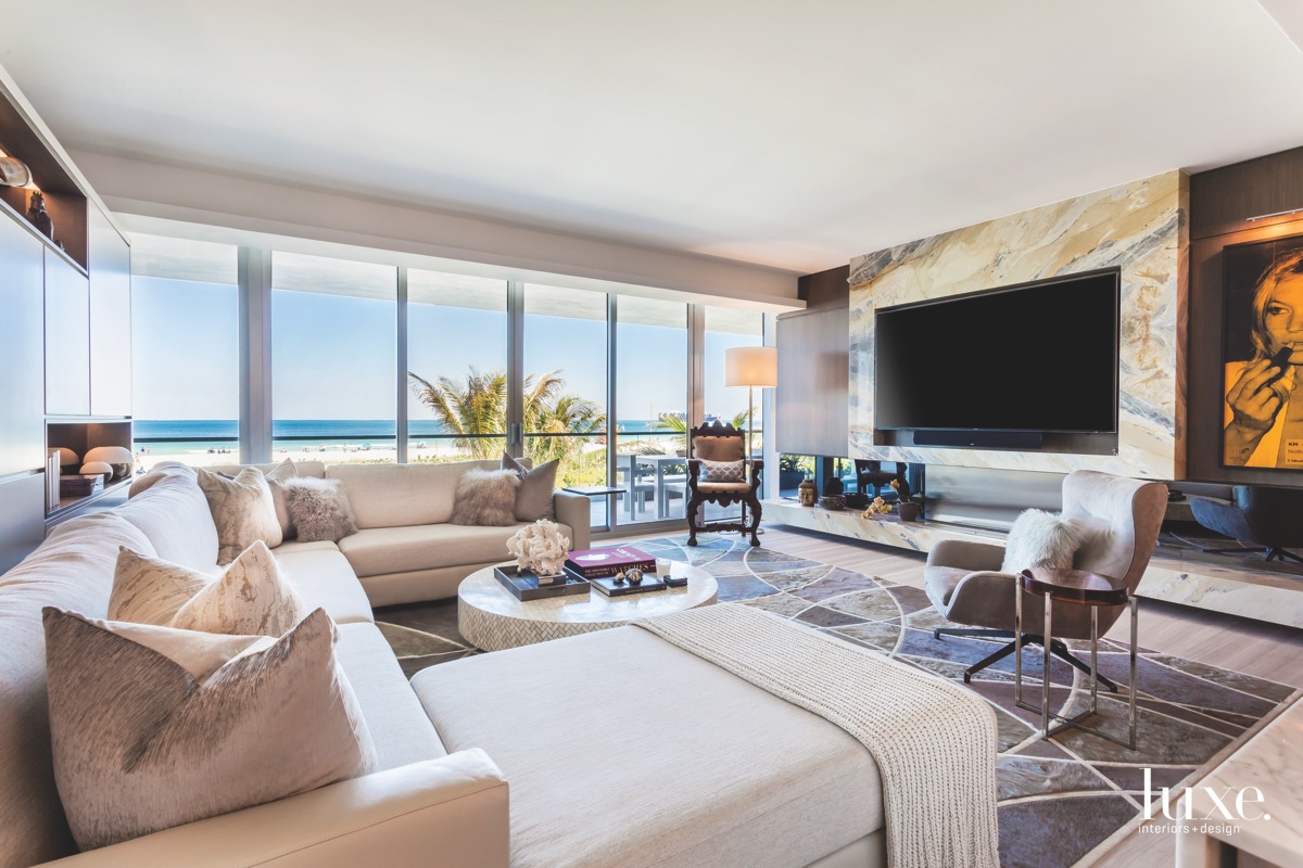 Art Takes The Spotlight In A South Beach Condo | Luxe Interiors + Design