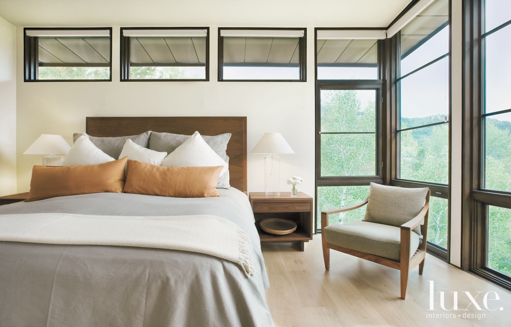 Bedroom With Windows