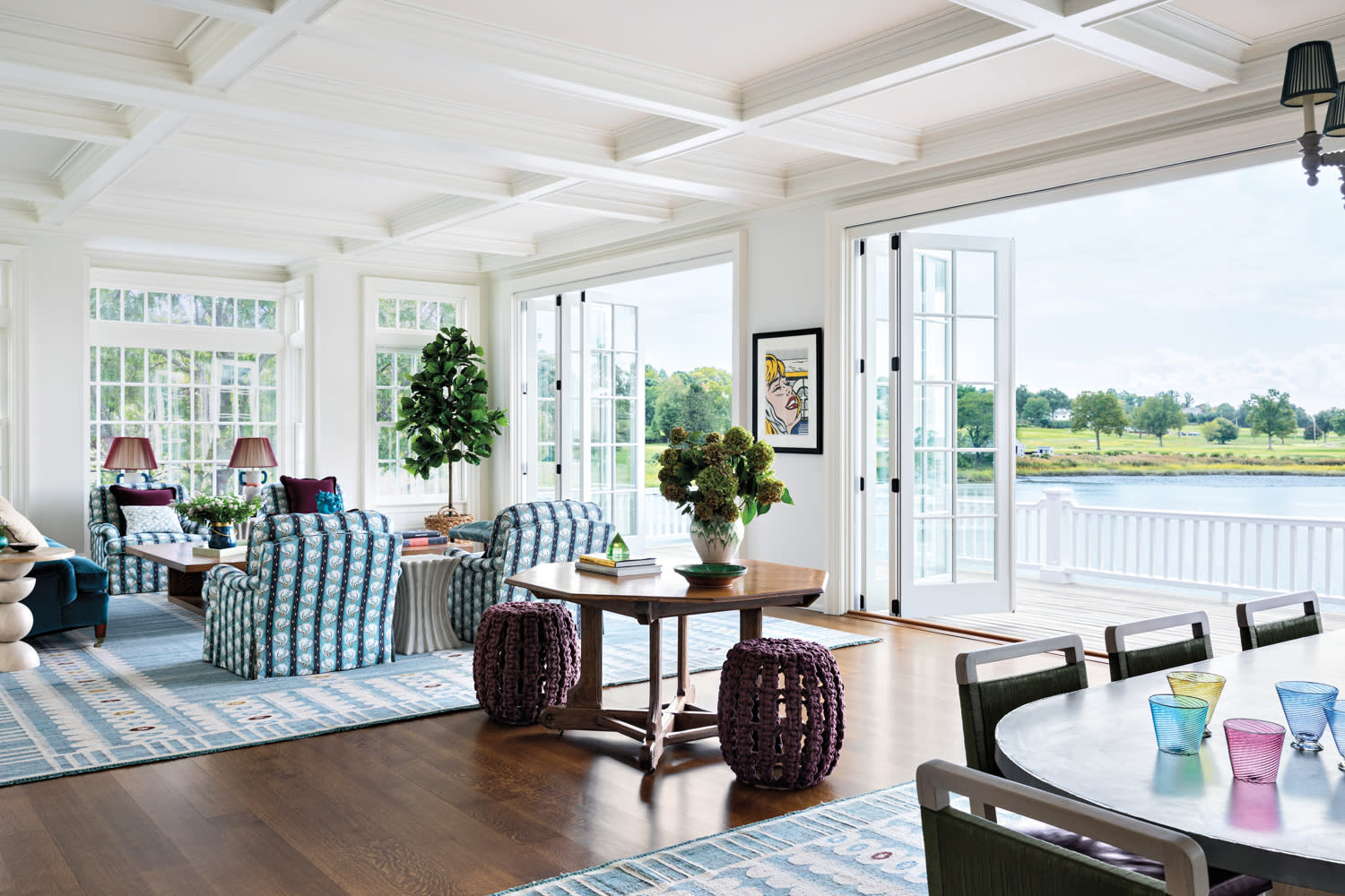 How A Traditional Connecticut Home Gets Dressed To Thrill | Luxe ...