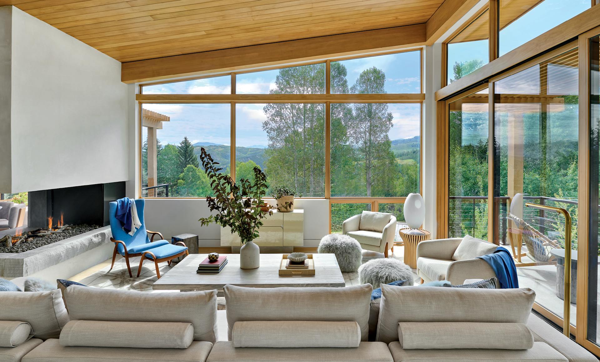 A Modern Colorado Mountain Home Embraces Japandi Style | Luxe Interiors ...