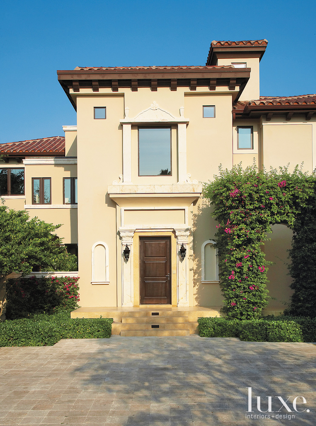 A Grand Mediterranean-Style Miami Beach Home | Luxe Interiors + Design