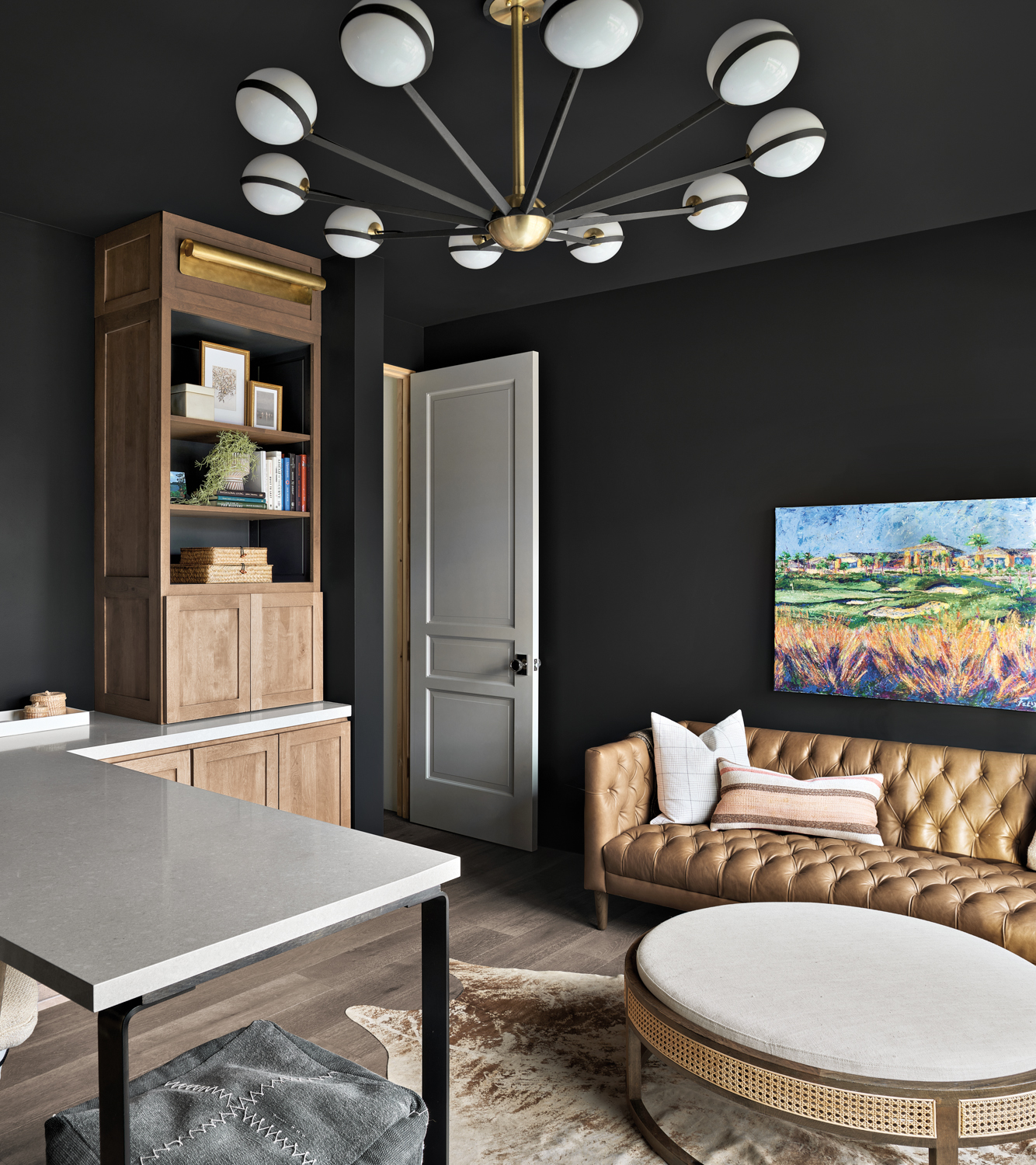 Behind This Modern Arizona Home Made For Cozy Nights In | Luxe ...