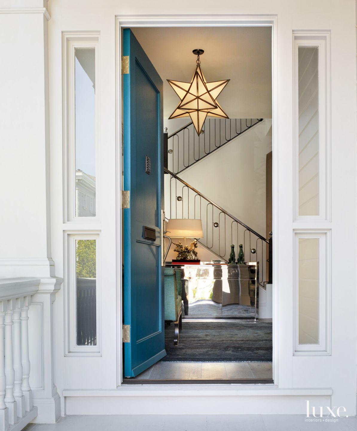 Eclectic Victorian Front Door | Luxe Interiors + Design