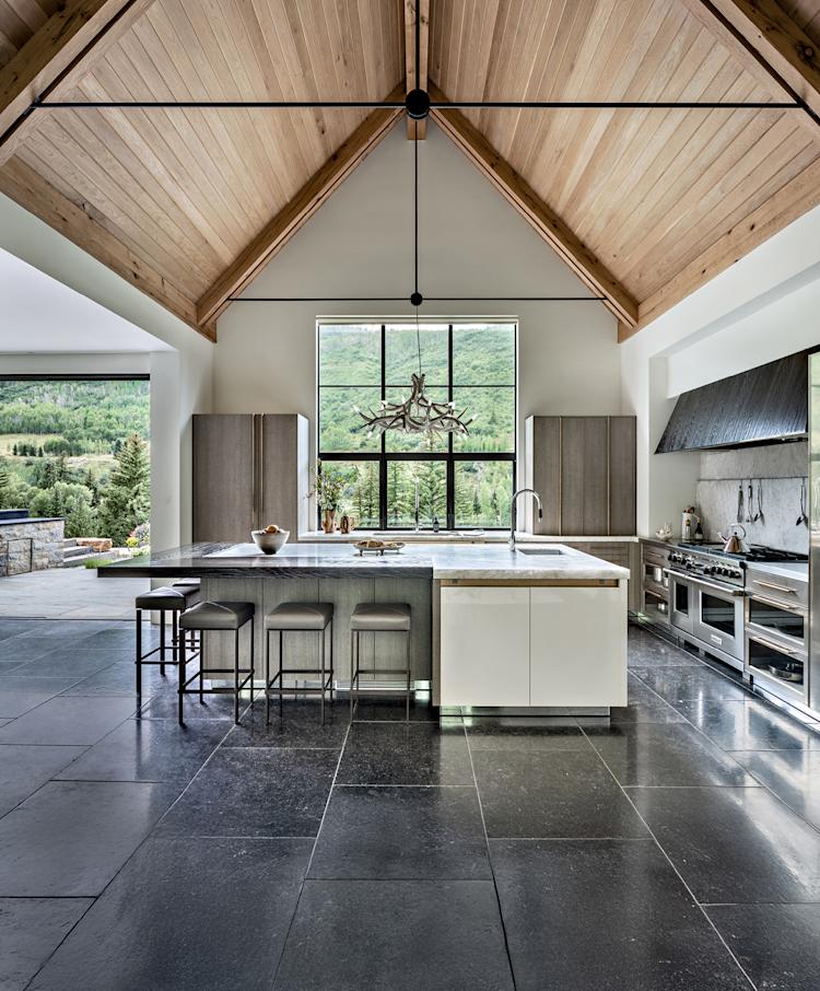 Peek The Postcard-Worthy Views From This Aspen Kitchen | LUXE Interiors ...