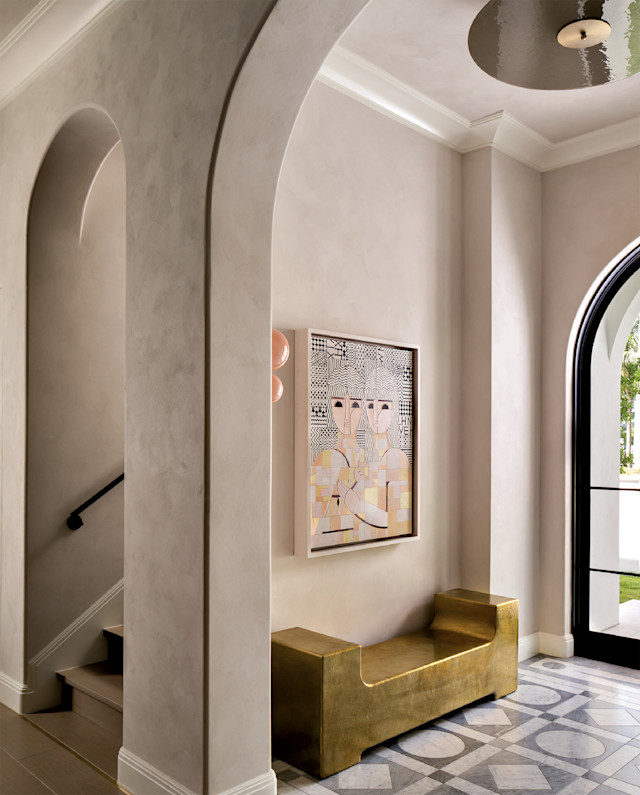 Tour A Bold Miami Beach Home With Modern Interiors | LUXE Interiors ...