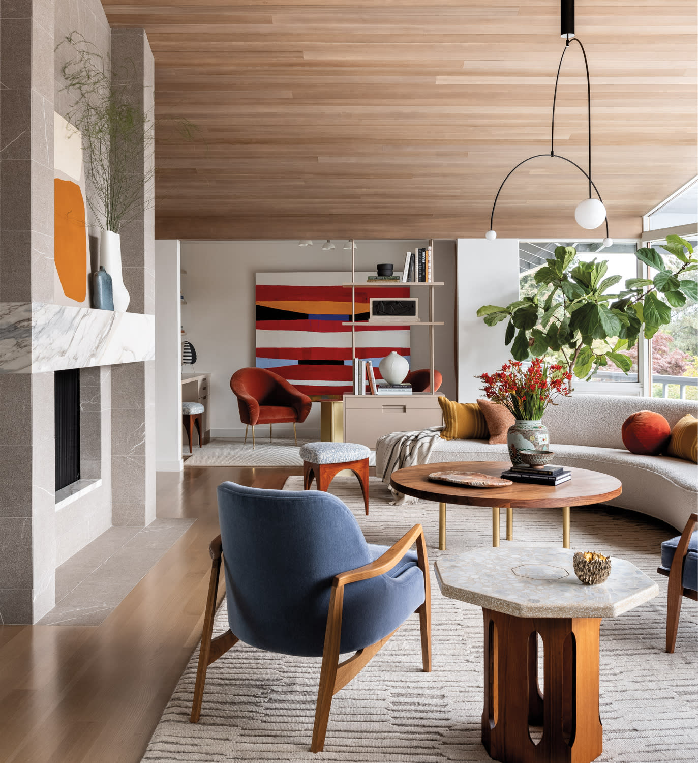 Find The Mid-Mod Fun Of Palm Springs In This Seattle Home | Luxe ...