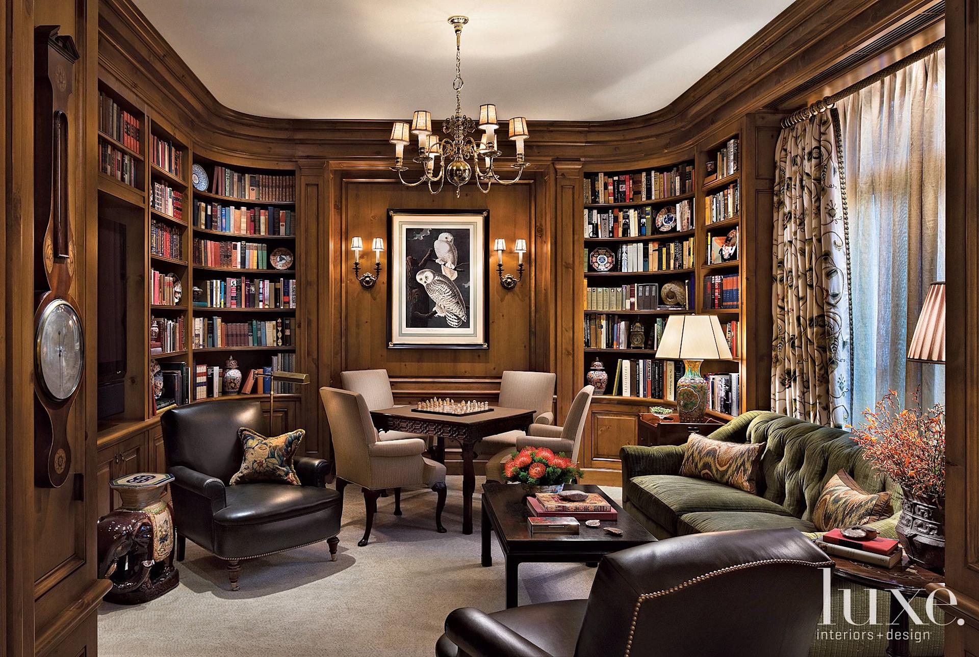 Wood Paneled British Library | Luxe Interiors + Design