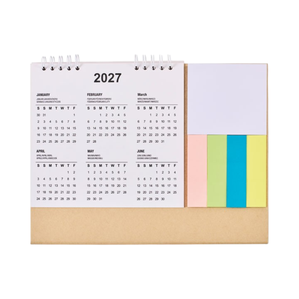 Recycled Paper CALENDOO Desk Calendar | HelloPrint