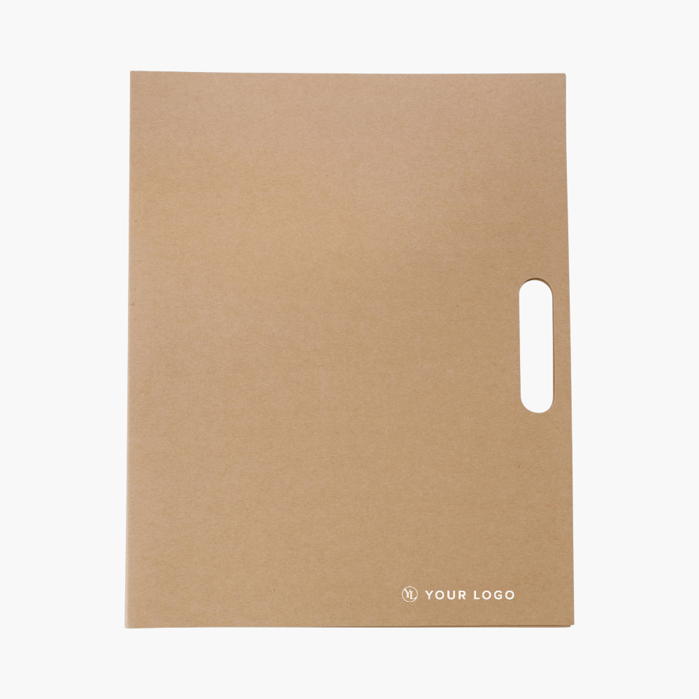 Classeur à mémo en carton Charlie A4 | HelloPrint