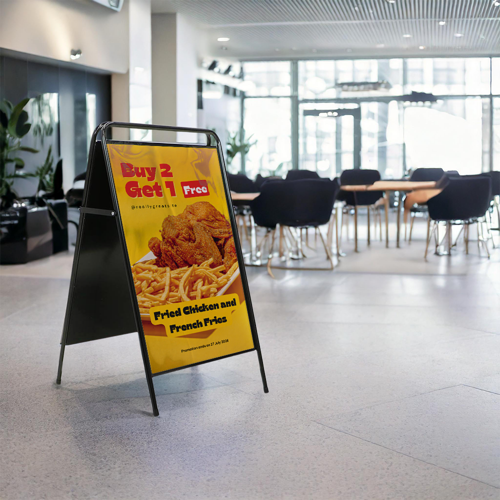 Elegant Steel Advertising Board | HelloPrint