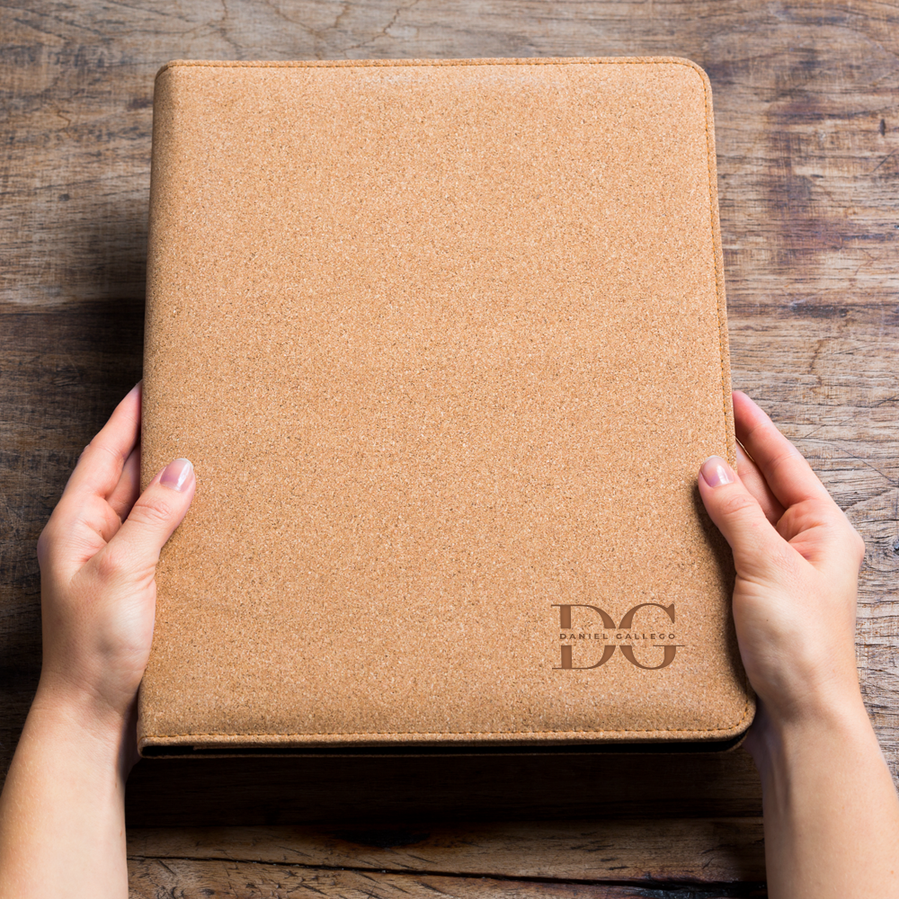 Eco Conference Cork A5 Document Folder | HelloPrint