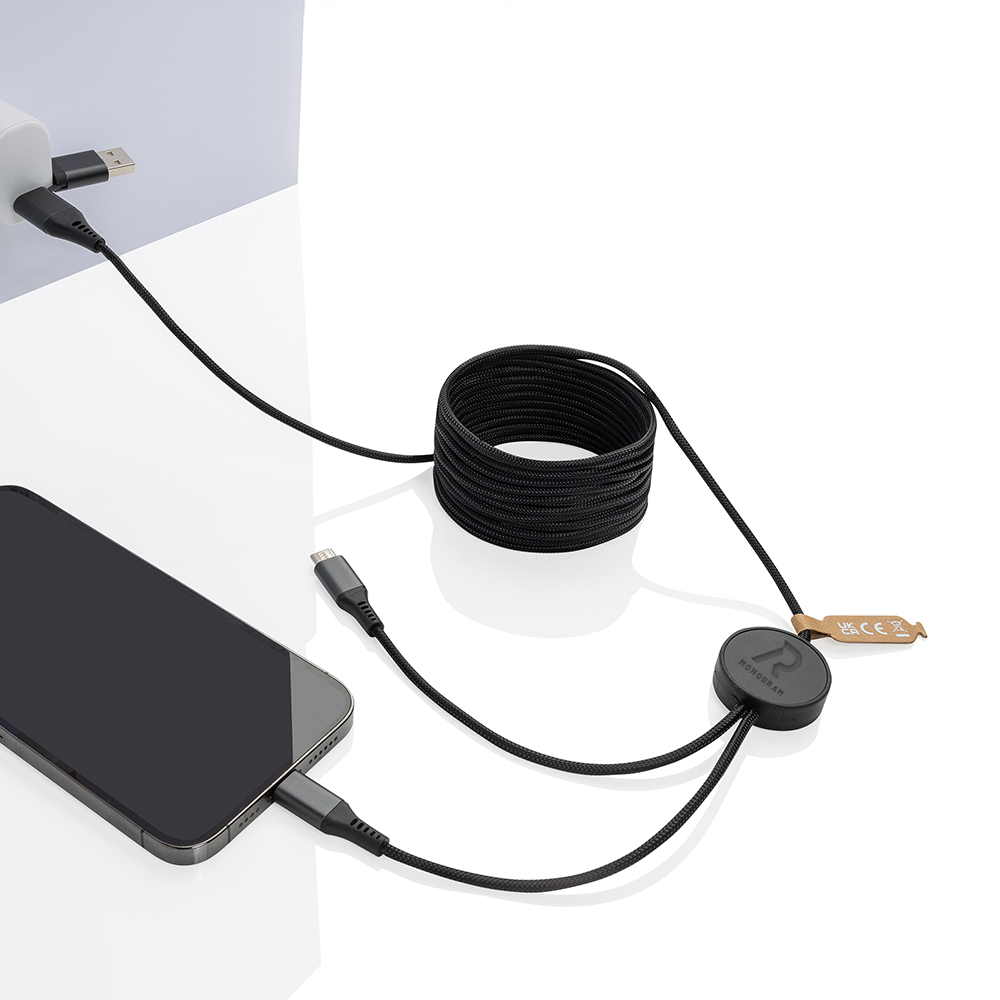 Terra RCS Recycled PET 4-in-1 Cable | HelloPrint